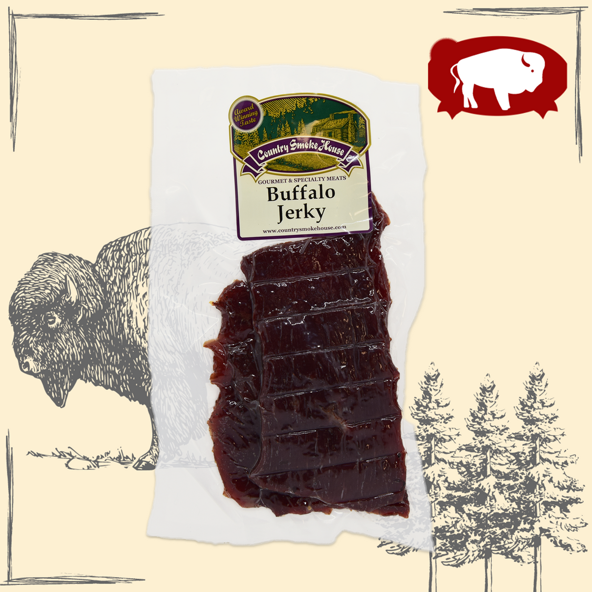 Buy Premium Buffalo Jerky Online | Country Smoke House