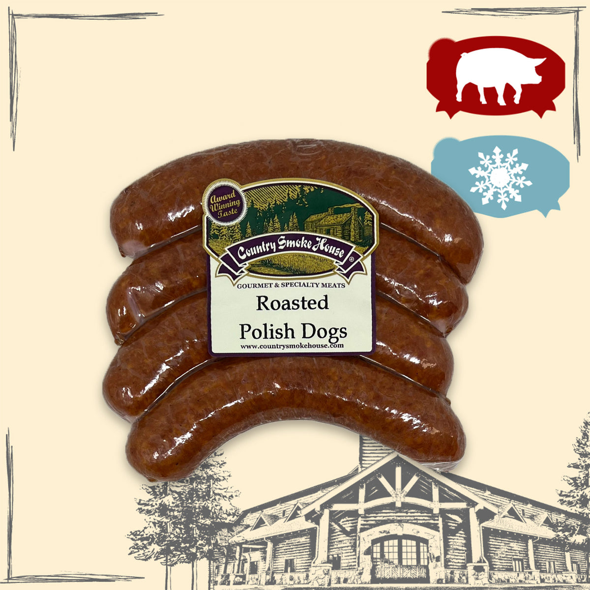 Roasted Polish Dogs | Authentic Polish Sausages | Country Smoke House