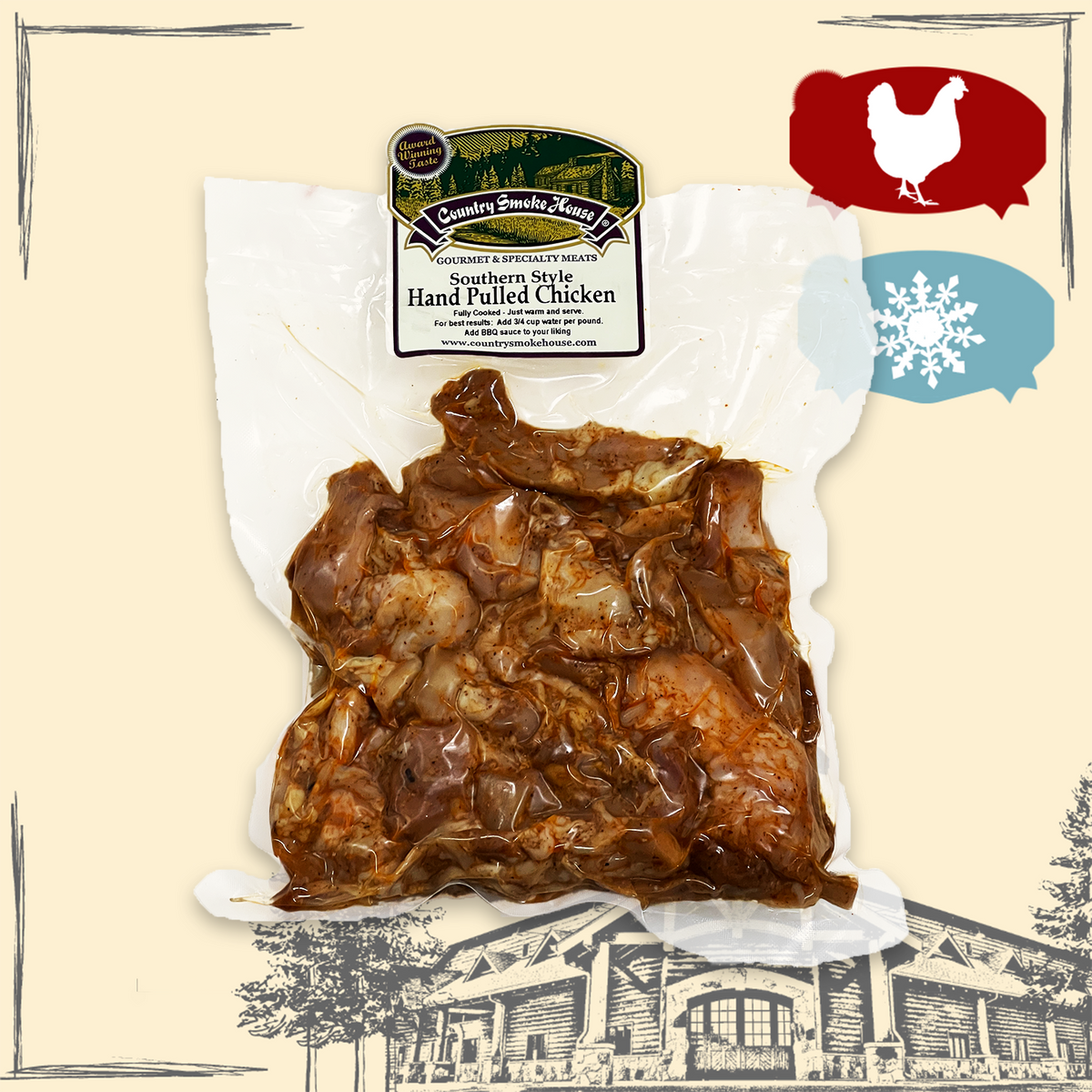 Southern Style Pulled Chicken | Tender & Flavorful | Country Smoke House